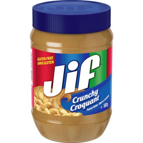 JIF CRUNCHY PEANUT BUTTER 500G — Epicure Market