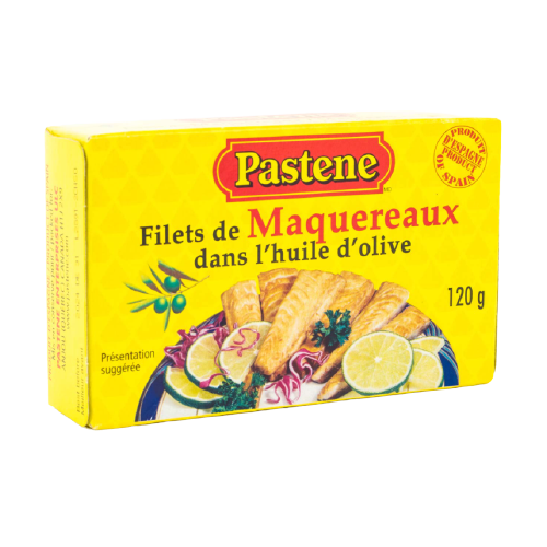 PASTENE MACKEREL FILLETS IN OLIVE OIL 120G — Epicure Market