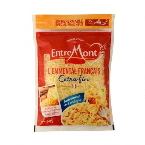 ENTREMONT EMMENTAL CHEESE SHREDDED 160G — Epicure Market