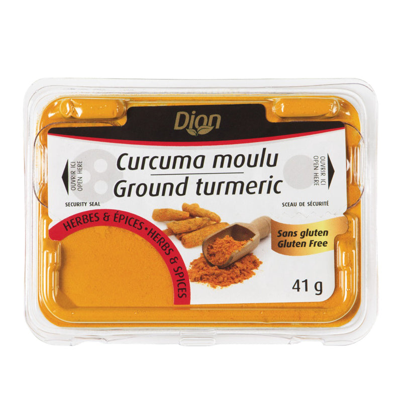 DION SPICES GROUND TURMERIC 41G — Epicure Market