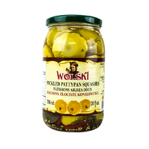 WOLSKI PICKLED PATTISON PATTY SQUASH 796ML — Epicure Market