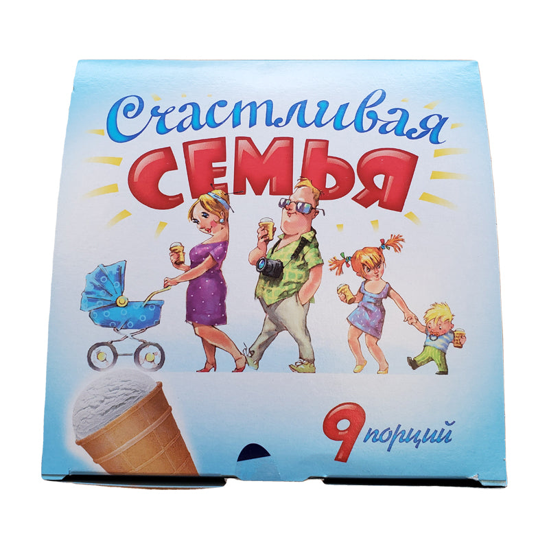 SCHASTLIVAYA SEMYA ICE CREAM VANILLA 9*65G — Epicure Market