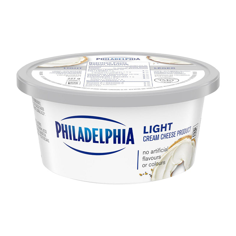 PHILADELPHIA LIGHT CREAM CHEESE 227G — Epicure Market