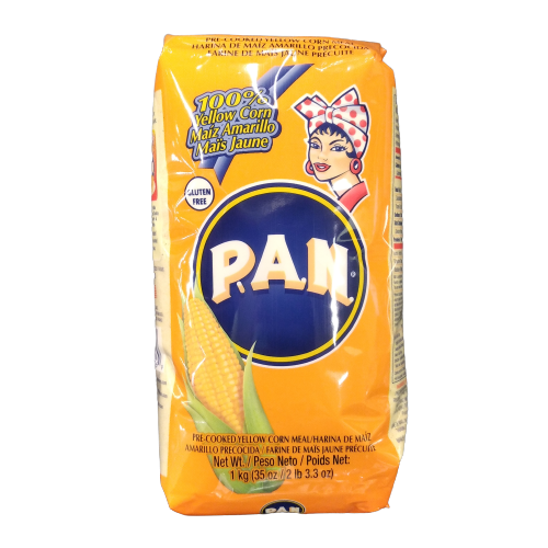 PAN PRE COOKED YELLOW CORN MEAL 1KG — Epicure Market