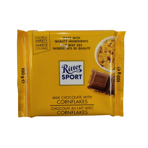 RITTER SPORT CORNFLAKES CHOCOLATE 100G — Epicure Market