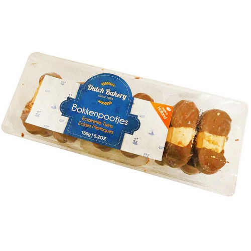 DUTCH BAKERY BOKKENPOOTJES ECLAIRETTE TWINS 150G — Epicure Market