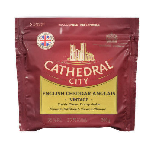 CATHEDRAL CITY ENGLISH CHEDDAR CHEESE VINTAGE 200G — Epicure Market