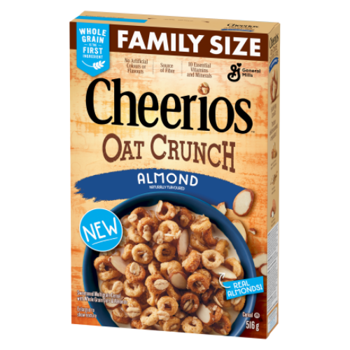 GENERAL MILLS CHEERIOS OAT CRUNCH ALMOND CEREAL 516G — Epicure Market